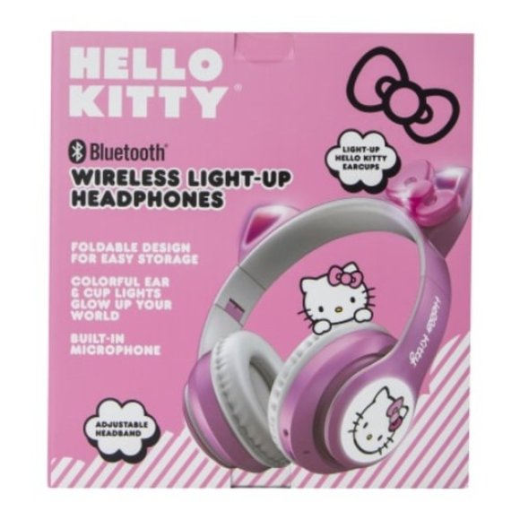 Sanrio | Headphones | Official Sanrio Hello Kitty Wireless Light Up Rgb ...